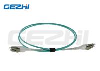 China Telecom/Data Center LC OM3 MPO Fiber Optic Patch Cord with PVC/LSZH Jacket for sale