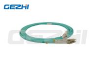 China 3.0mm Simplex Fiber Optic Patch Cord OM3 LC LC Aqua 1m Multimode for sale