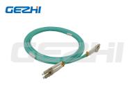 China 3.0mm Simplex Fiber Optic Patch Cord OM3 LC LC Aqua 1m Multimode for sale