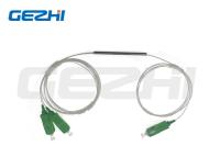 China FTTH 1X2 FBT Coupler with Low Insertion Loss High Stability and SC/APC Connector for Optical Networks for sale