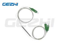 China FTTH 1X2 FBT Coupler with Low Insertion Loss High Stability and SC/APC Connector for Optical Networks for sale