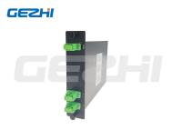 China 1x2 LGX Box Fiber Optical Splitter with SC/APC Connector for FTTH FTTA Distribution for sale