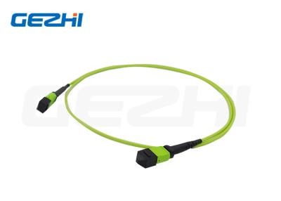 China Low Insertion Loss 100GbE MPO/MTP Fiber Optic Patch Cord For FTTX Customized Length for sale