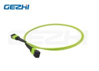 China Low Insertion Loss 100GbE MPO/MTP Fiber Optic Patch Cord For FTTX Customized Length for sale