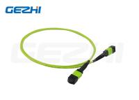 China Low Insertion Loss 100GbE MPO/MTP Fiber Optic Patch Cord For FTTX Customized Length for sale