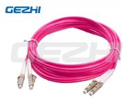 China Single Mode Pigtail 10M Extension Patch Cable Series Orange Purple for sale