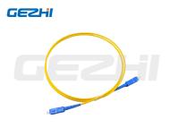 China Customized Length Optical Fiber Patch Cord PVC/OFNR/LSZH UPC/APC for sale