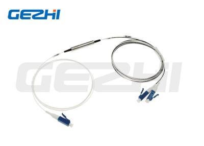 China 1x2 LC APC Filter Optic CWDM Mux Demux with 900um Loose Tube, Low Insertion Loss, and High Channel Isolation for sale
