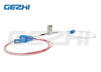 China 1x2 Mechanical Fiber Optical Switch with 850nm 1310nm 1550nm Test Wavelength Low Insertion Loss and High Stability for sale
