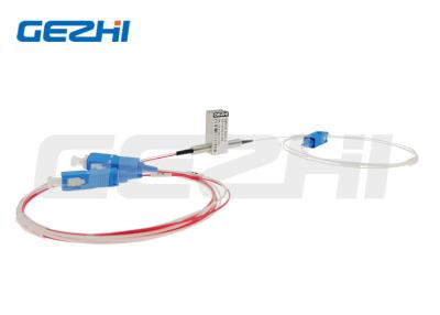 China 1x2 Mechanical Fiber Optical Switch with 850nm 1310nm 1550nm Test Wavelength Low Insertion Loss and High Stability for sale
