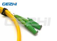 China Yellow Outjacket E2000 Patch Cable Series APC Metal Cap Connector for sale