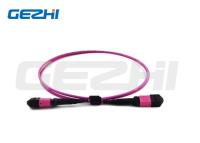 China 12 Fibre Multimode Patch Cable Series Female OS2 9/125 MPO Cable for sale