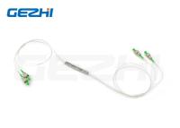 China FTTH TTTX 2x2 PLC Splitter Fiber Optic Passive Components With Steel Tube for sale