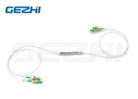 China FTTH TTTX 2x2 PLC Splitter Fiber Optic Passive Components With Steel Tube for sale