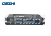 China 16 Channels Dual Fiber DWDM Mux Demux Module with 1U Rack Mount LC UPC Connector for sale