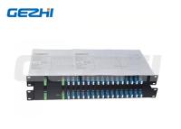 China 16 Channels Dual Fiber DWDM Mux Demux Module with 1U Rack Mount LC UPC Connector for sale