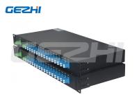 China 16 Channels Dual Fiber DWDM Mux Demux Module with 1U Rack Mount LC UPC Connector for sale