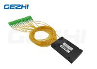 China FTTX PLC Splitter 1X16 Module ABS Cassette Type Fiber Splitter for sale
