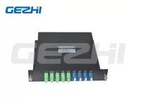 China High Isolation Optical DWDM Mux Demux 2X4CH Dual Fiber with Wide Operating Temperature -40~85°C LGX Type for sale