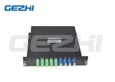 China High Isolation Optical DWDM Mux Demux 2X4CH Dual Fiber with Wide Operating Temperature -40~85°C LGX Type for sale