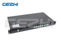 China 2x8ch DWDM Mux Demux Module with Low PDL 19 Inch 1U Rack Mounted LC APC for Dense WDM Systems for sale