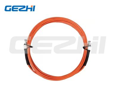 China FTTX 50% Enhanced Life Armored Fiber Patch Cable VF-45 OFNP Jacket for sale