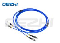 China Armored Fiber Optic Patch Cord with Steel Tape Armor, Pressure Resistance, and Low Insertion Loss for Optical Communication for sale