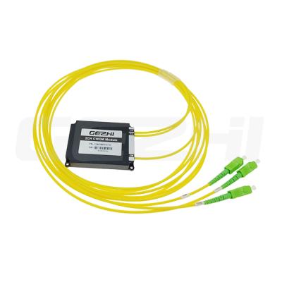 China Customizable DWDM Mux Demux with Insertion Loss ≤7.0dB, Operating Temperature -40℃~+85℃, and Channel Spacing 100GHz to 5GHz for sale