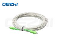 China SC APC Singlemode Simplex Fiber Optic Armord Patchcord for sale