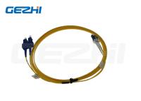 China Low insertion loss LC to SC Singlemode Duplex Patch Cord for sale