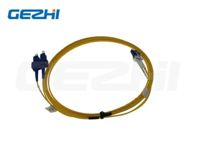 China Low insertion loss LC to SC Singlemode Duplex Patch Cord for sale