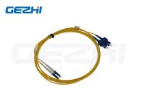 China Low insertion loss LC to SC Singlemode Duplex Patch Cord for sale