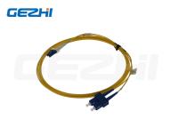 China Low insertion loss LC to SC Singlemode Duplex Patch Cord for sale