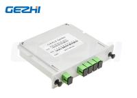 China Passive Components 1x2 1x4 PLC Splitter Cassette Plug-in Module for sale