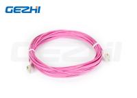 China LC MM 50/125 Duplex LC OM4 Fiber Optical Patch Cord for sale