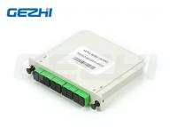 China 1x8 SC/APC Single Mode G657A1 LGX Cassette PLC Splitter with Low Insertion Loss and Compact Design for FTTx for sale