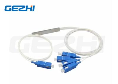 China 1x4 SC UPC PLC Splitter with G657A1 Fiber and 0.9mm Cable Diameter for FTTH Applications for sale
