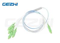 China 1x4 SC UPC PLC Splitter with G657A1 Fiber and 0.9mm Cable Diameter for FTTH Applications for sale