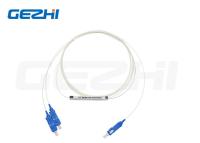 China High reliability stability 1x2 Mini Tube Type Fiber PLC Splitter for sale