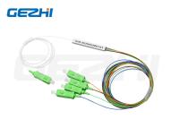 China 1x4 1x8 1x16 Fiber Optic PLC Splitter for FTTH FTTx FTTB Network with 1260-1650nm Wavelength for sale