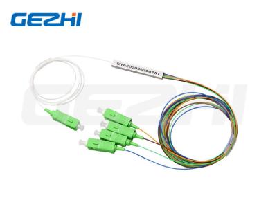 China 1x4 1x8 1x16 Fiber Optic PLC Splitter for FTTH FTTx FTTB Network with 1260-1650nm Wavelength for sale