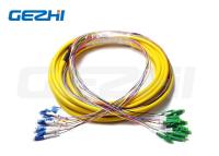 China 24 Cords Fiber G657A1 Pre-Terminated MU To LC Optical Patch Cord for FTTX for sale