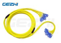 China 24 Cords Fiber G657A1 Pre-Terminated MU To LC Optical Patch Cord for FTTX for sale