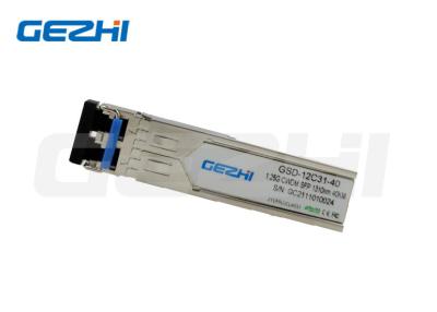 China 1.25G Data Rate 1310nm Wavelength 40Km Distance CWDM SFP Optical Transceiver Module for Single Mode Fiber for sale