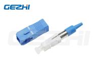 China ODM SC UPC Fiber Optic Connector with 0.9mm Cable Single Mode and Low Insertion Loss for FTTH Applications for sale