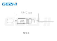 China ODM SC UPC Fiber Optic Connector with 0.9mm Cable Single Mode and Low Insertion Loss for FTTH Applications for sale