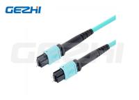 China Customized Logo OM3 SX Fiber MPO Fiber Optic Connector with Low Insertion Loss for Telecommunication for sale
