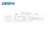China Customized Logo OM3 SX Fiber MPO Fiber Optic Connector with Low Insertion Loss for Telecommunication for sale