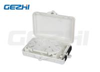 China ABS Fiber Optic Termination Box 4 Core FTTH Rosette Box with Wall Mountable Design for sale