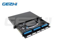 China Slide Withdrawable 24 Cores 1U Rack Mount Optical Distribution Frame ODF for sale